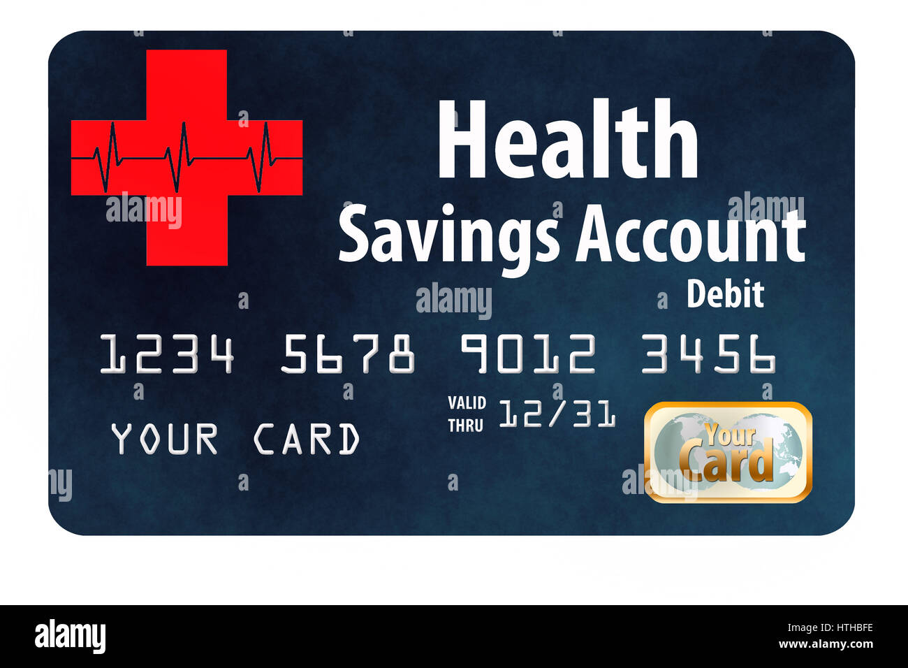 Health Savings Account debit card Stock Photo - Alamy