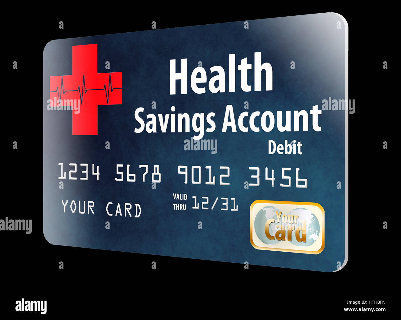 Health Savings Account debit card Stock Photo - Alamy