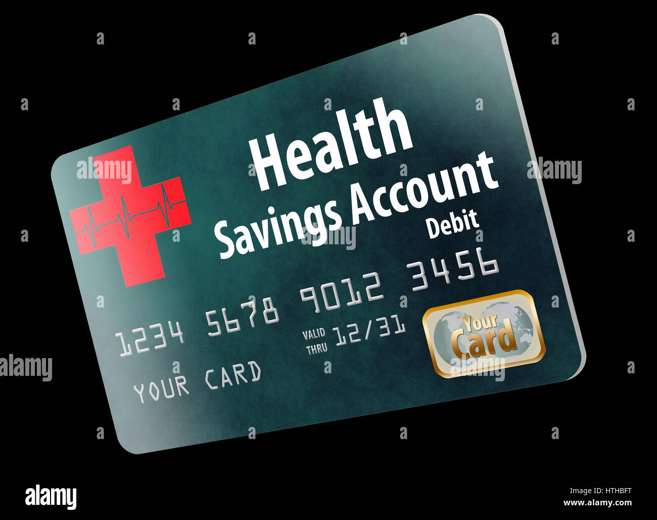 Health Savings Account debit card Stock Photo - Alamy