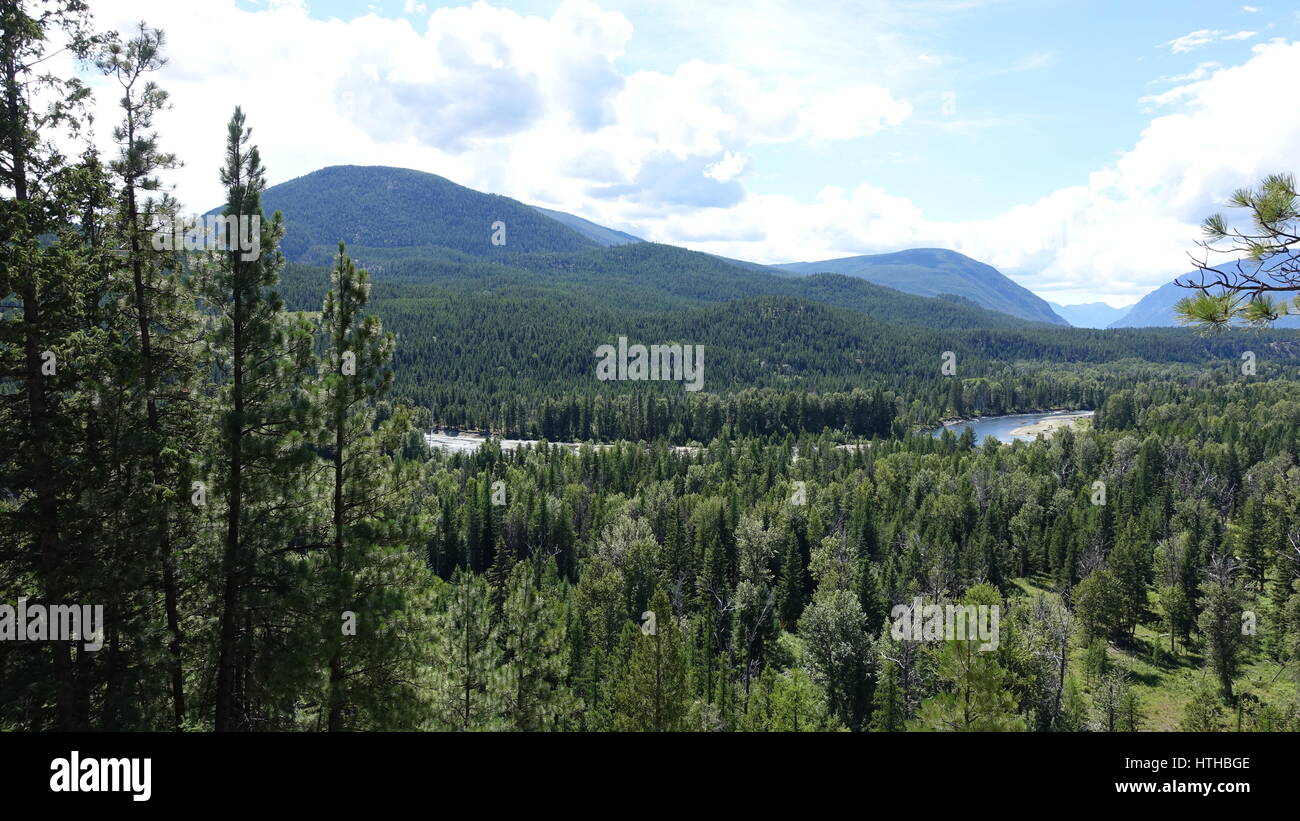Landscape, Mountain View In BC, Canada Stock Photo - Alamy