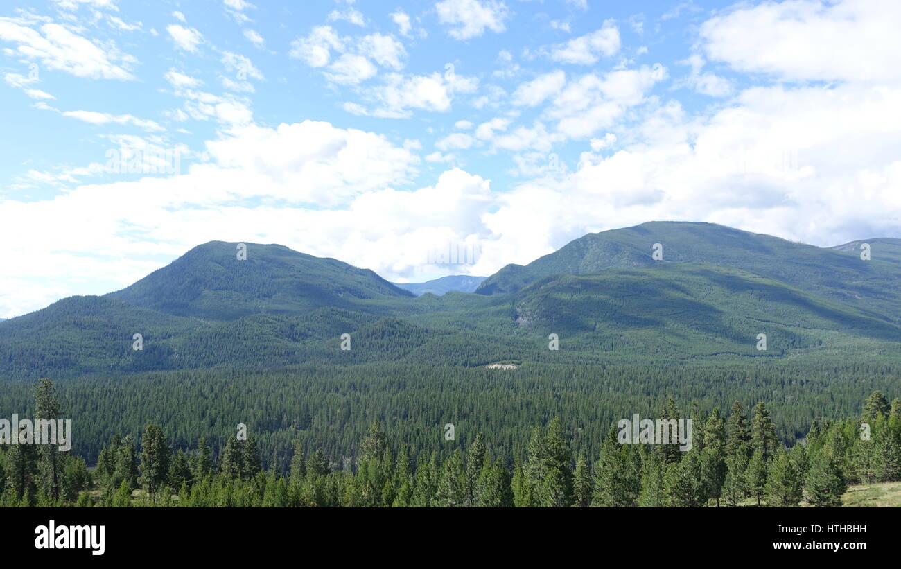 Landscape, Mountain View In BC, Canada Stock Photo - Alamy