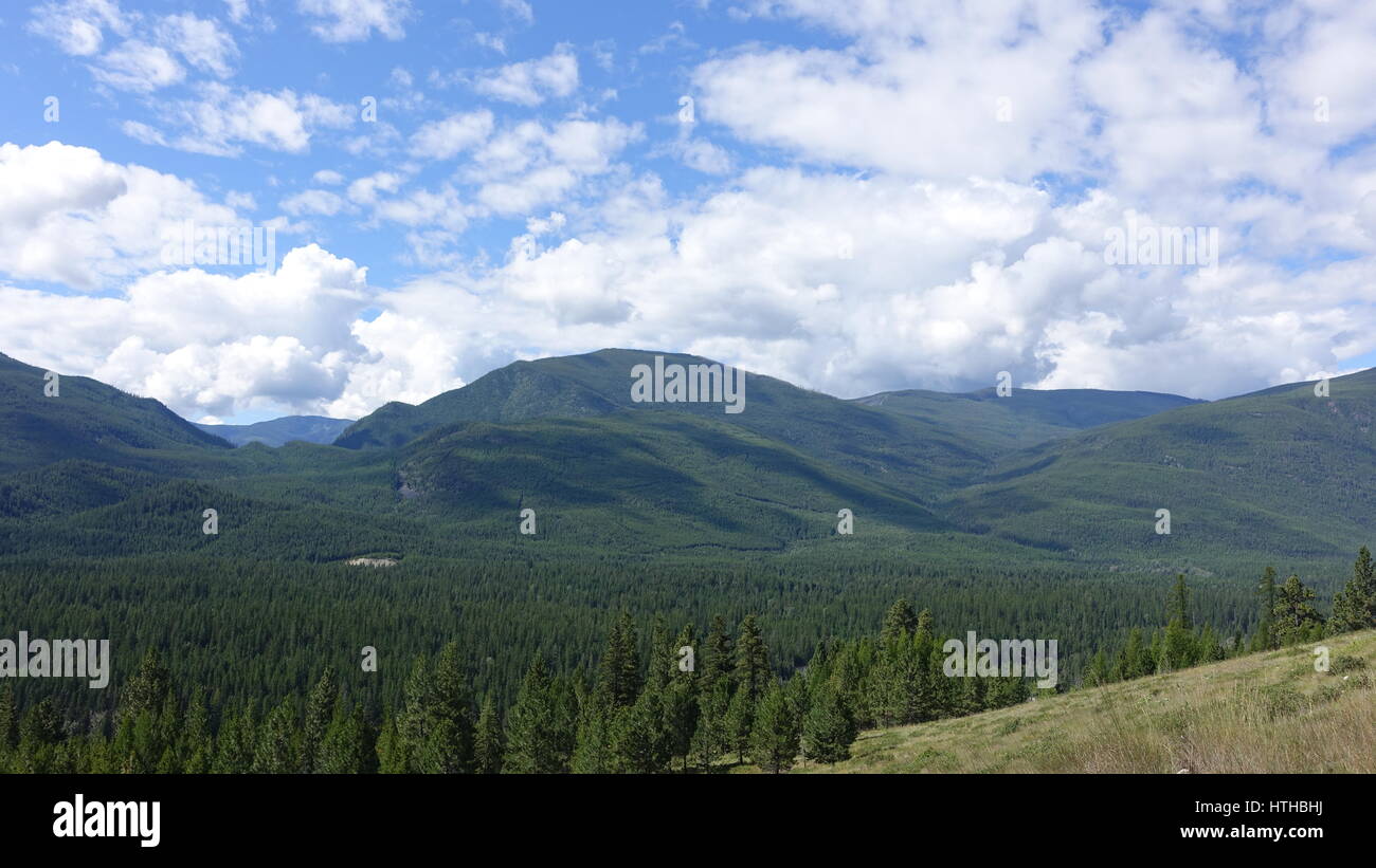 Landscape, Mountain View In BC, Canada Stock Photo - Alamy