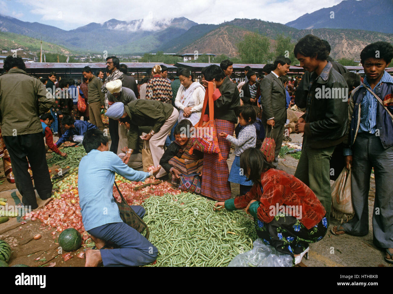 Thimphu market, Thimphu, Bhutan, Himalayas Stock Photo - Alamy