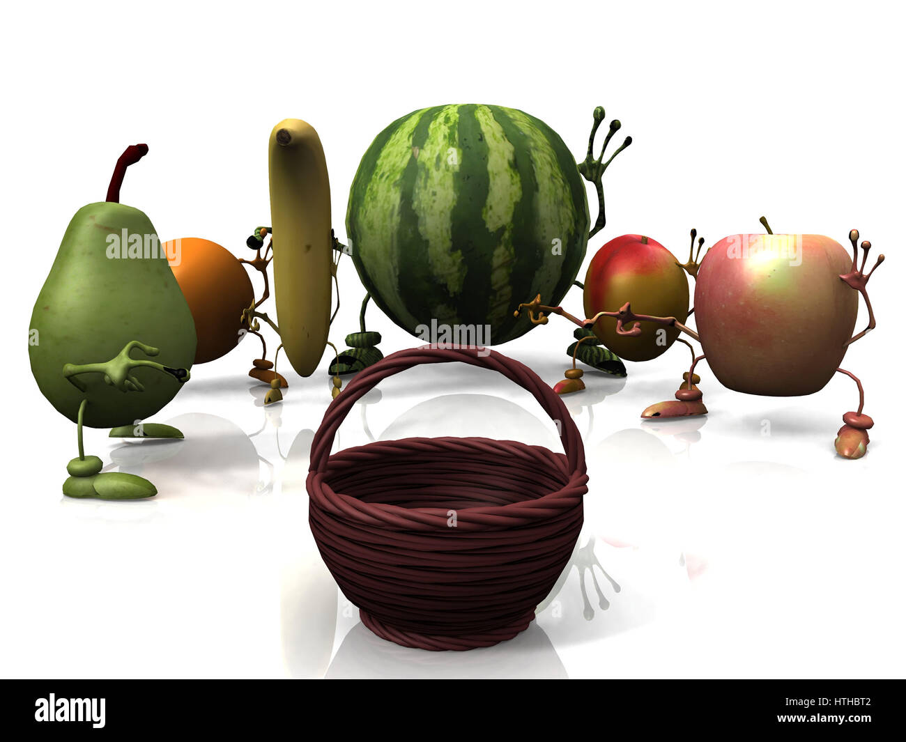 the fruit creature Stock Photo - Alamy