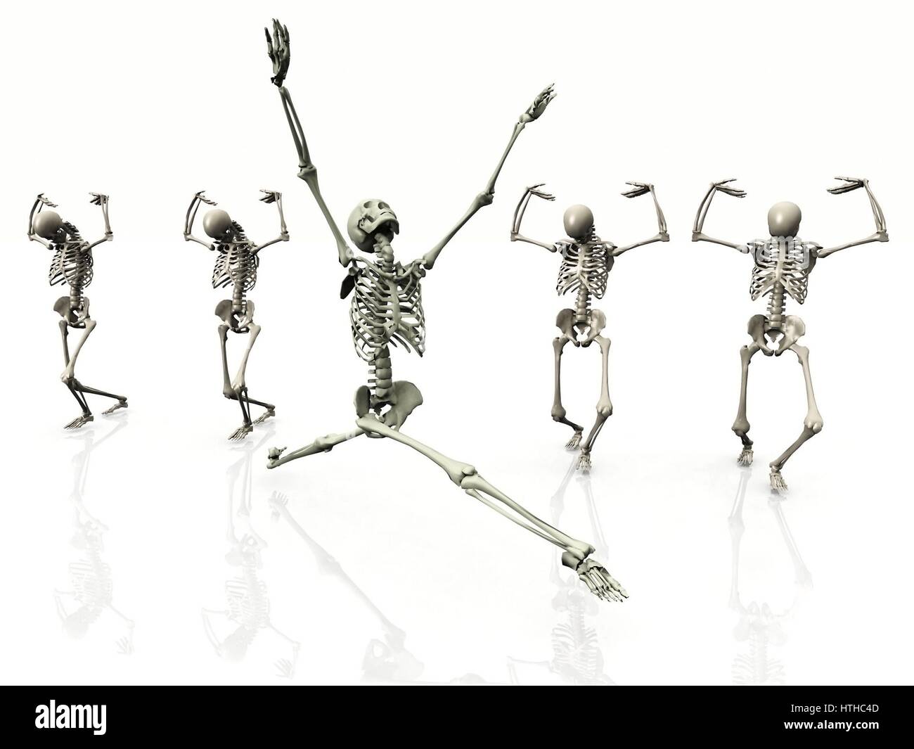 Female dancing skeleton hi-res stock photography and images - Alamy