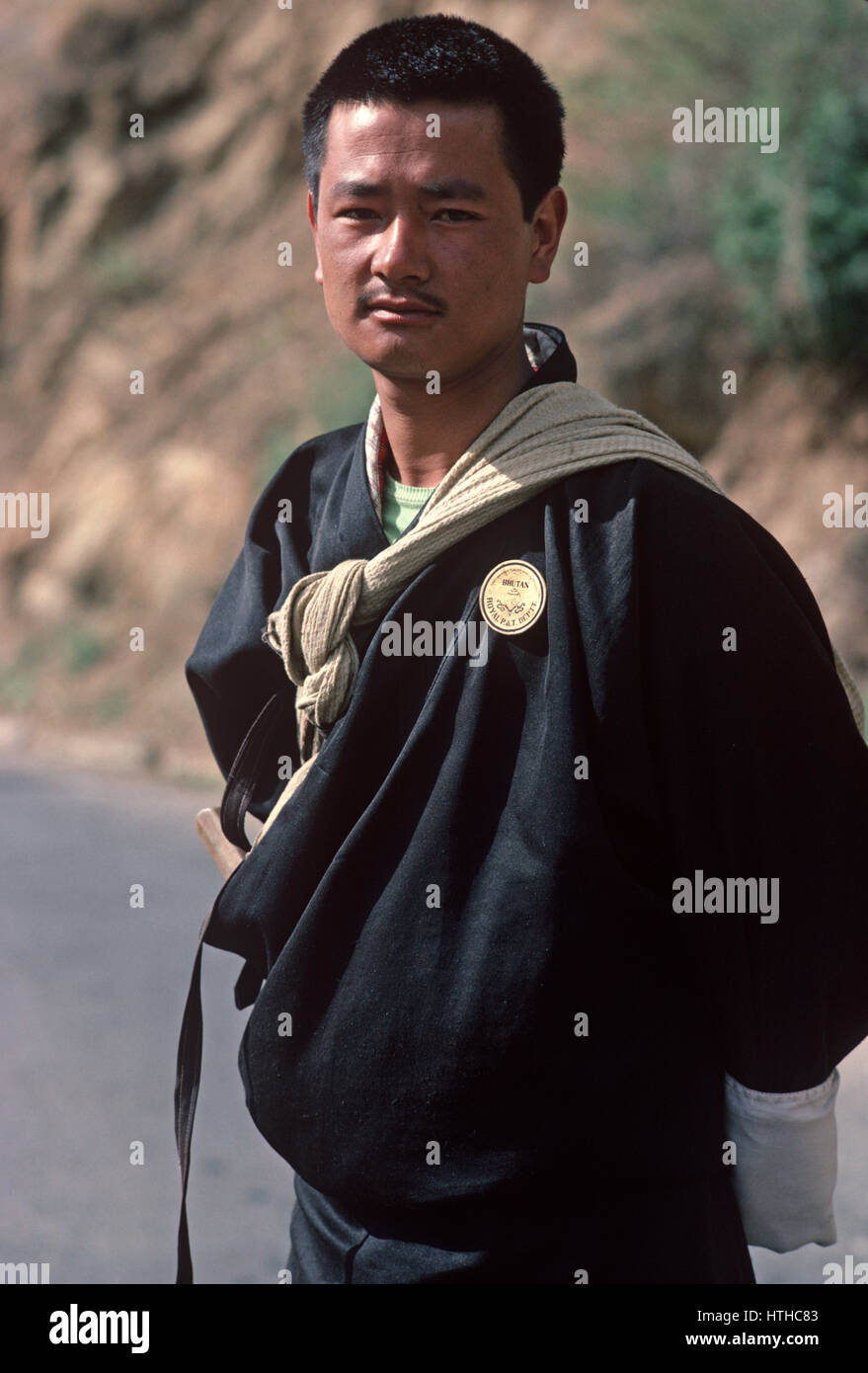 Postal runners, Bhutan Postal Service, Bhutan, Himalayas Stock Photo ...