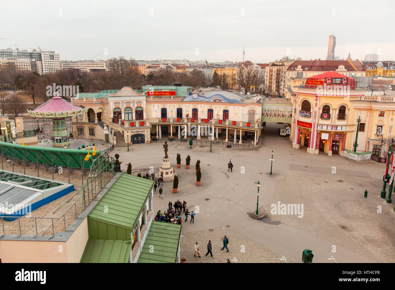 Wurstelprater amusement park, Prater, Vienna, Austria Stock Photo - Alamy