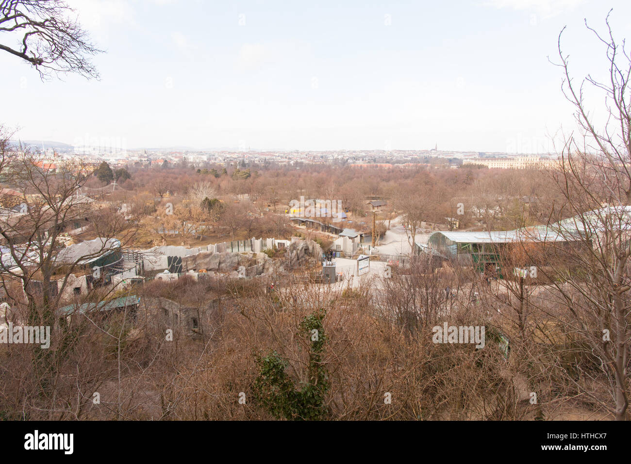 Viewpoint at Vienna Zoo, Tierpark Schoenbrunn, Vienna, Austria, Europe ...