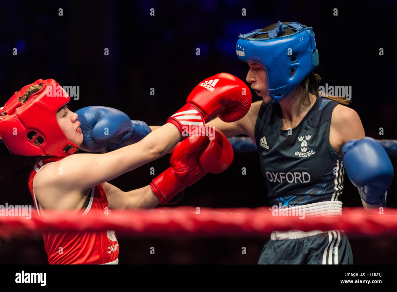 Cambridge, UK. 10th March, 2017. Oxford vs Cambridge. 110th Boxing ...