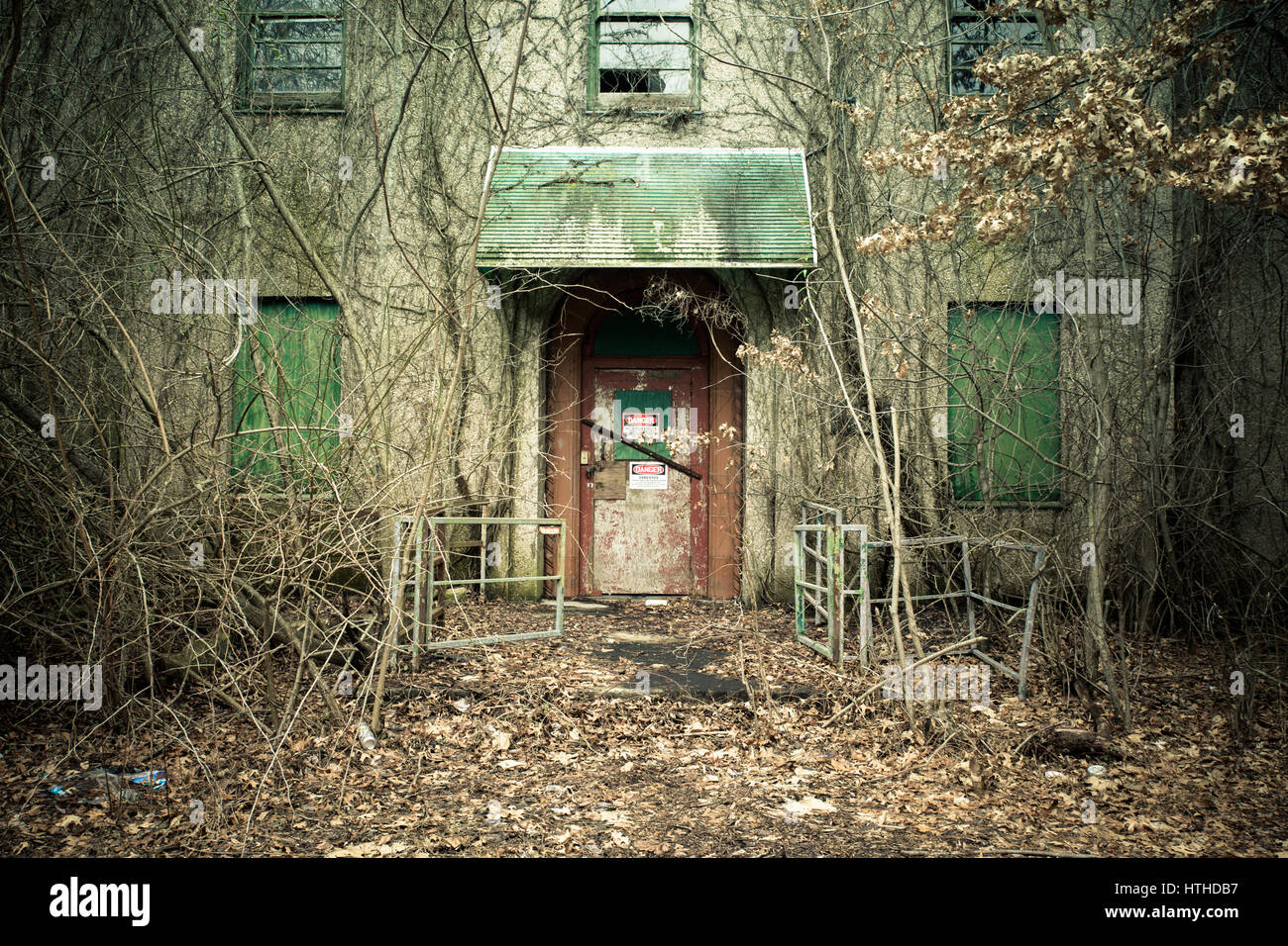 Abandoned Hospital Exterior