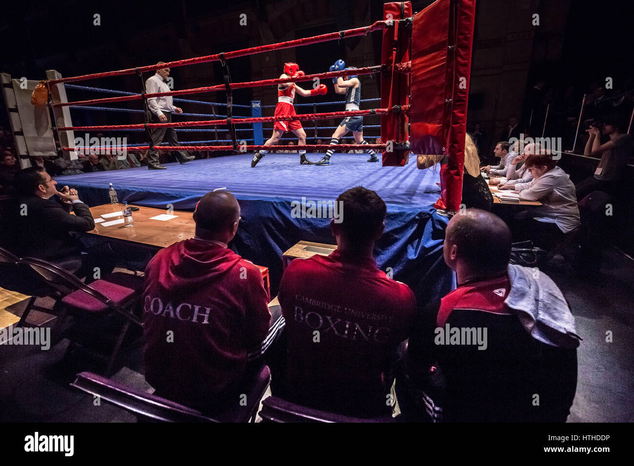 Cambridge, UK. 10th March, 2017. Gaia Laidler (Red, Cambs) v Lucy ...