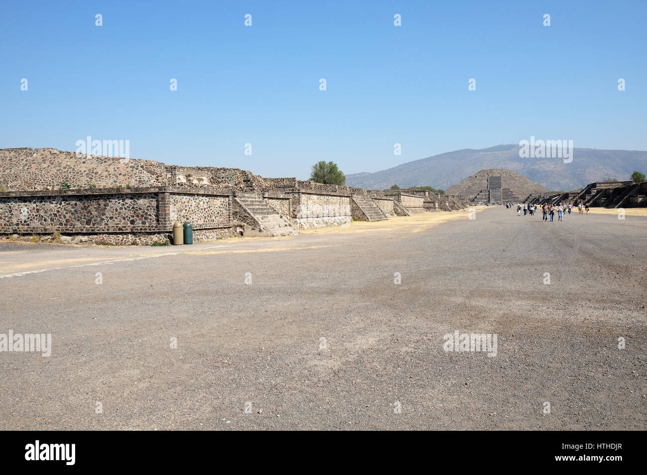 Teotihuacan historical complex, Valley of Mexico, State of Mexico Stock ...