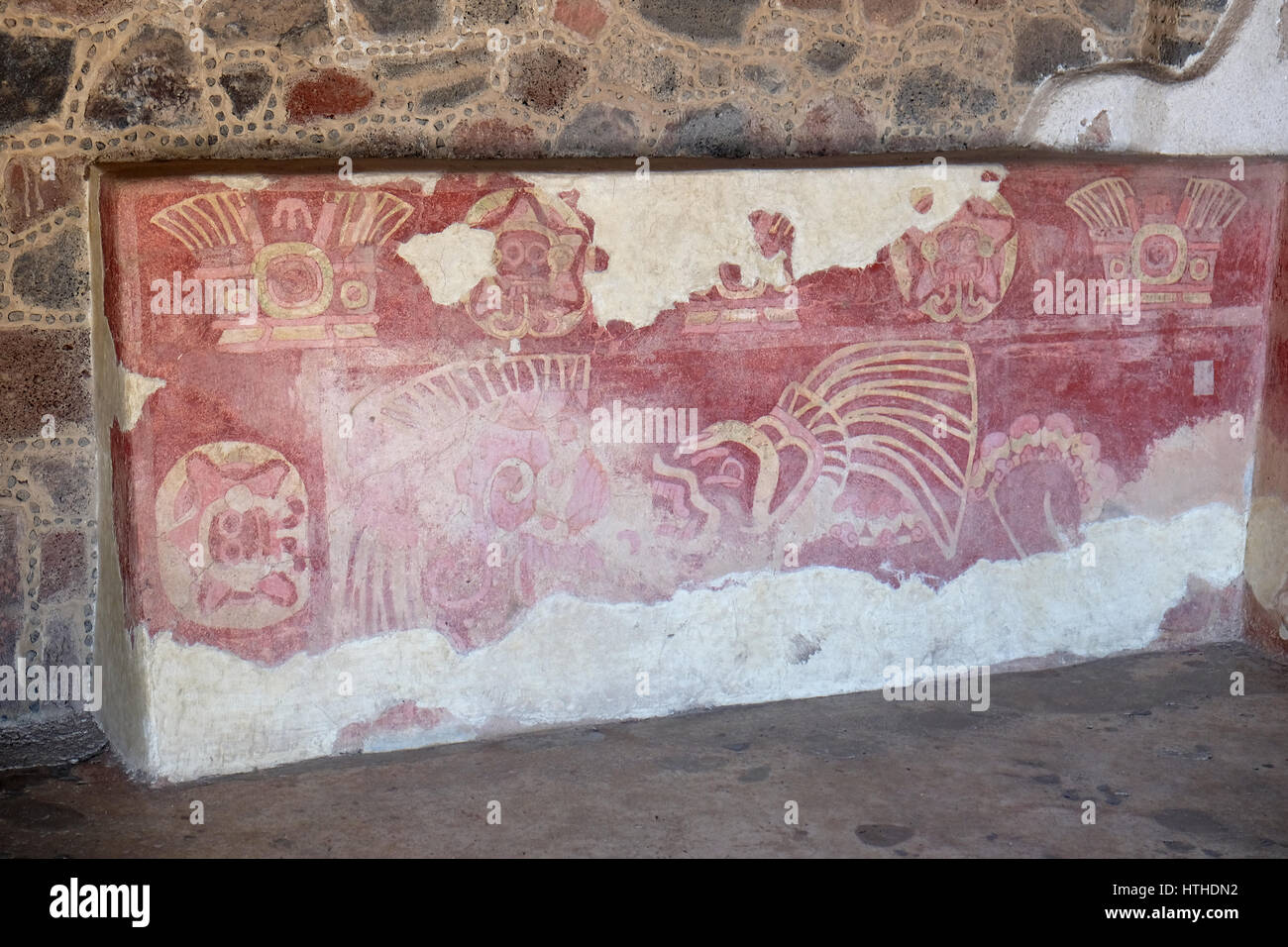 Teotihuacan historical complex, Valley of Mexico, State of Mexico Stock ...