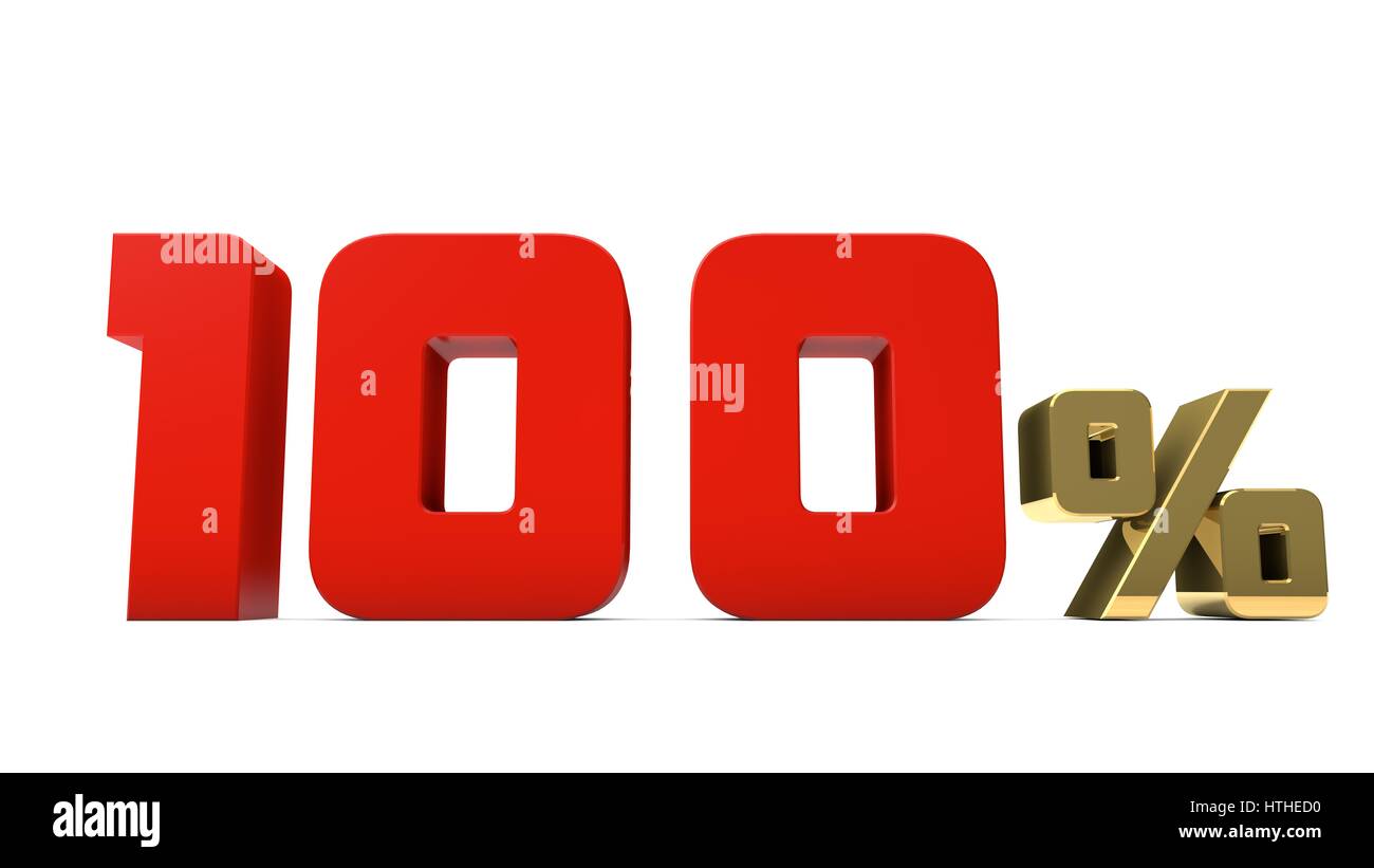 Number 100 percent icon hi-res stock photography and images - Alamy