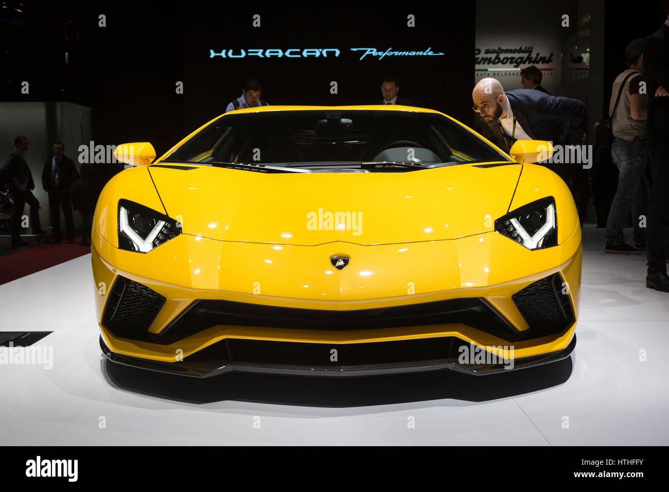 Lamborghini Aventador S at the 87th International Geneva Motor Show ...