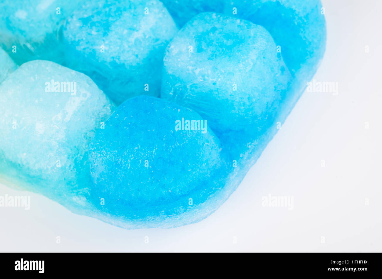 Colorful ice cubes ready to prepare a creative and fancy cocktail Stock ...