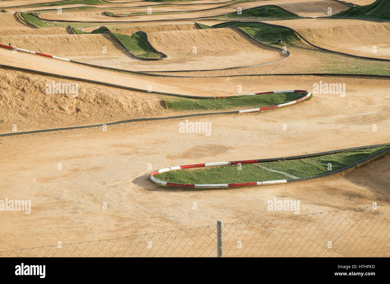 Small race track for radio controlled car competitions Stock Photo - Alamy