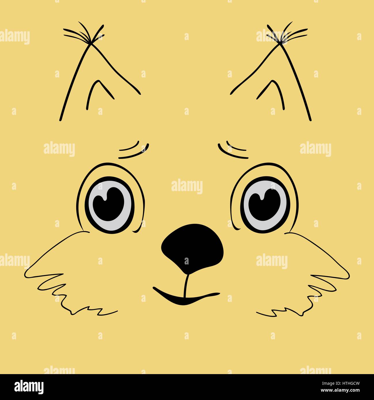 Squirrel cute head cartoon Stock Vector Image & Art - Alamy