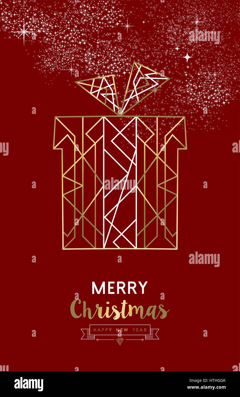 Christmas frame present in Stock Vector Images - Alamy