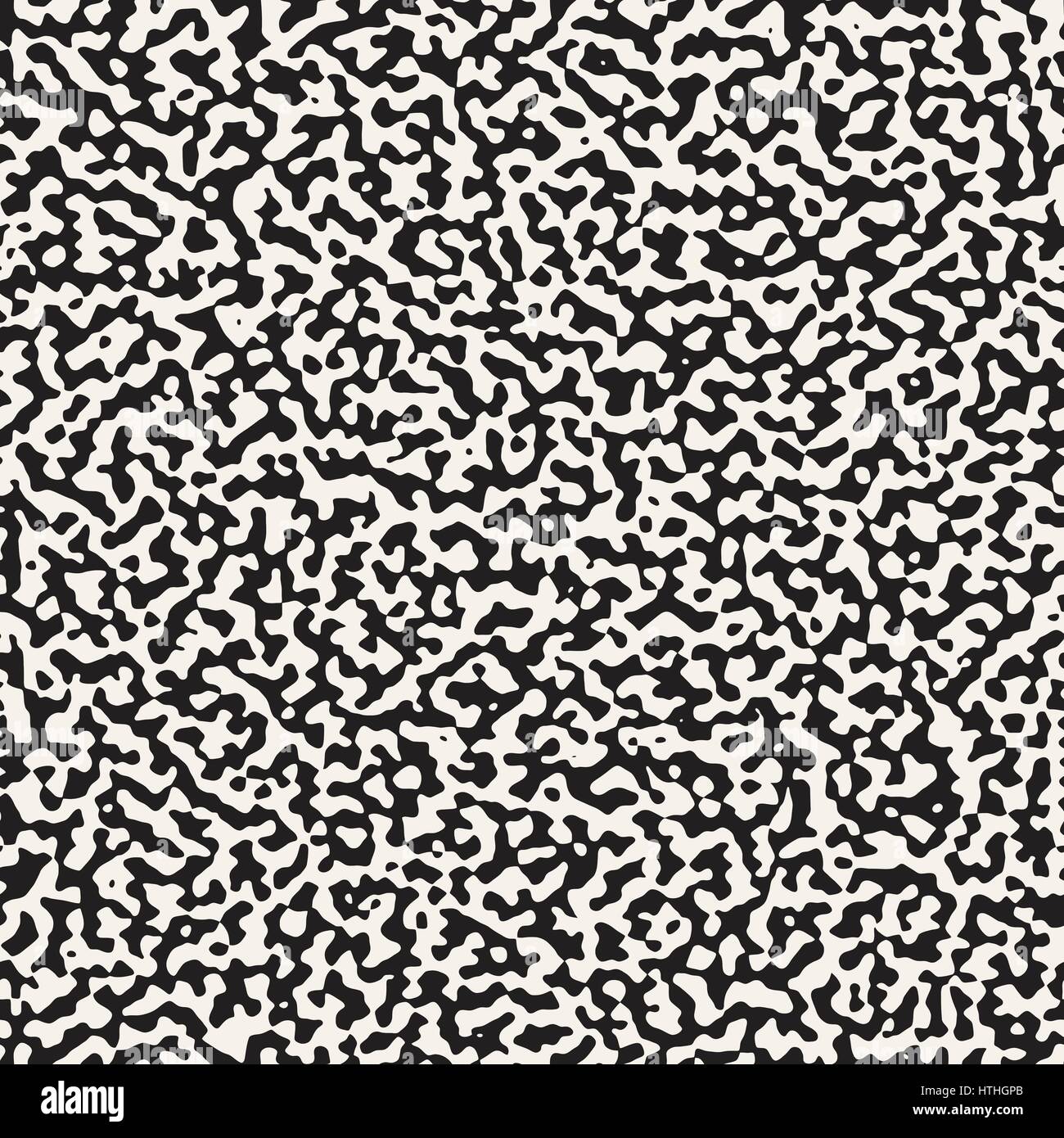 Noise Grunge Abstract Texture. Vector Seamless Black And White Pattern ...