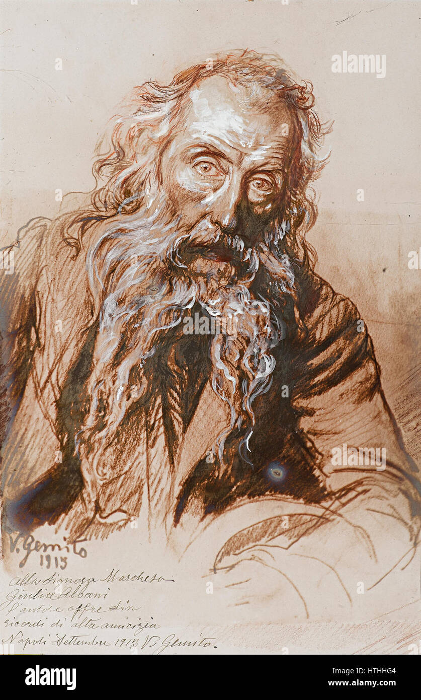 Vincenzo Gemito Selbstportrait 1913b Stock Photo - Alamy
