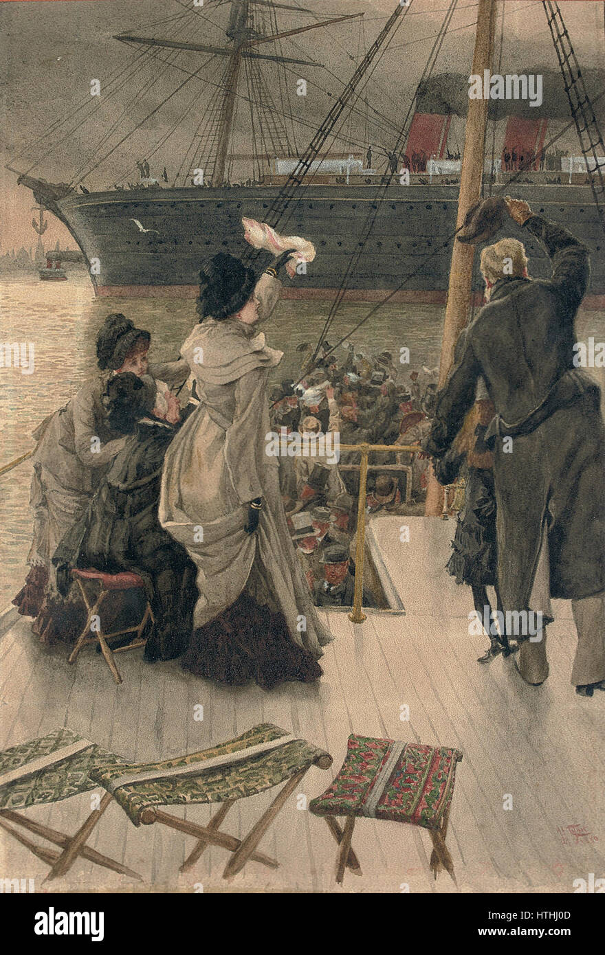 Tissot art hi-res stock photography and images - Alamy