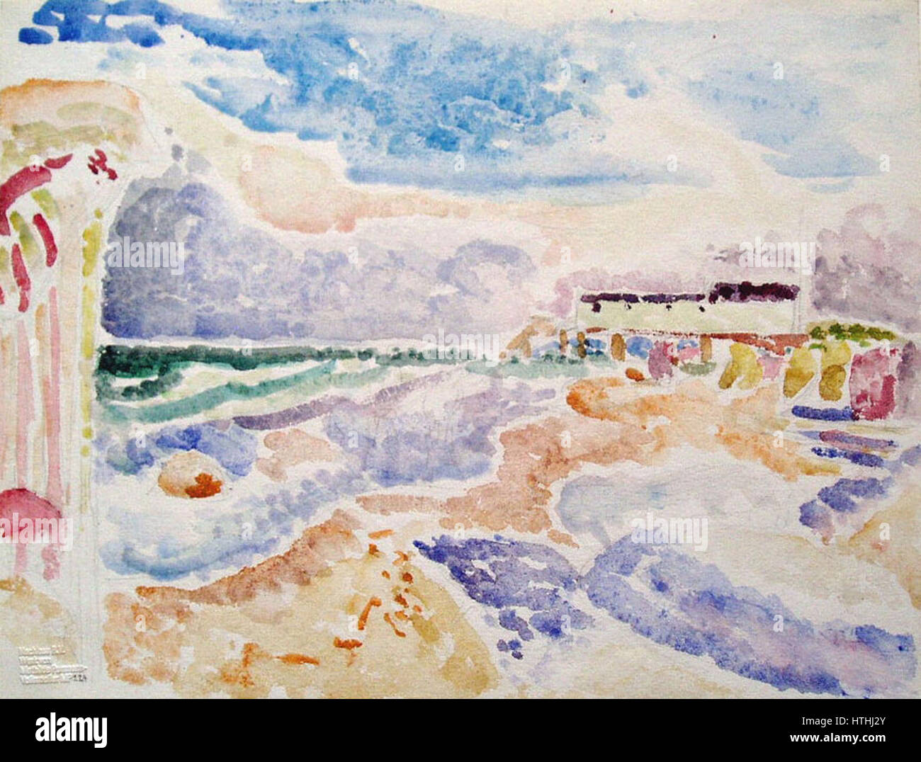 Mathilde Vollmoeller-Purrmann Ostseestrand Bansin 1916 Stock Photo - Alamy