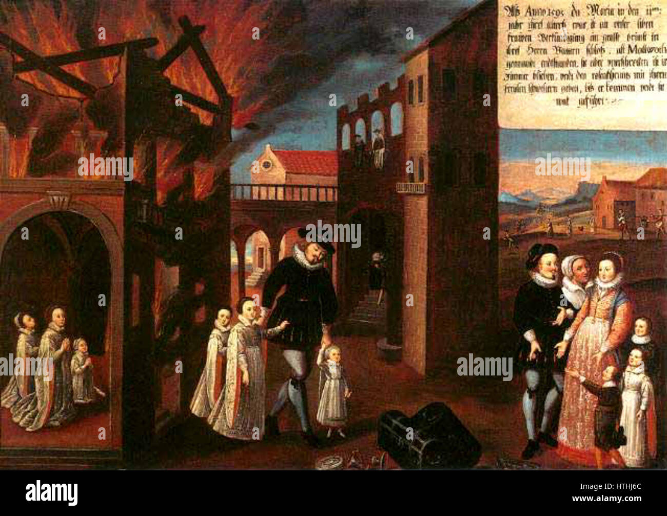 The 'Painted Life of Mary Ward 04' series portrays key moments in the ...