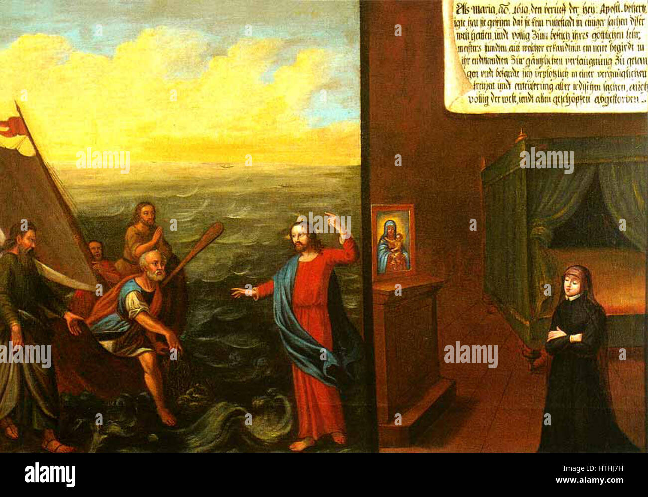 Painted Life of Mary Ward 31 Stock Photo - Alamy