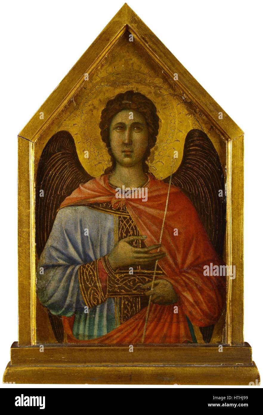 Duccio's depiction of the angel Gabriel is a significant work in early ...
