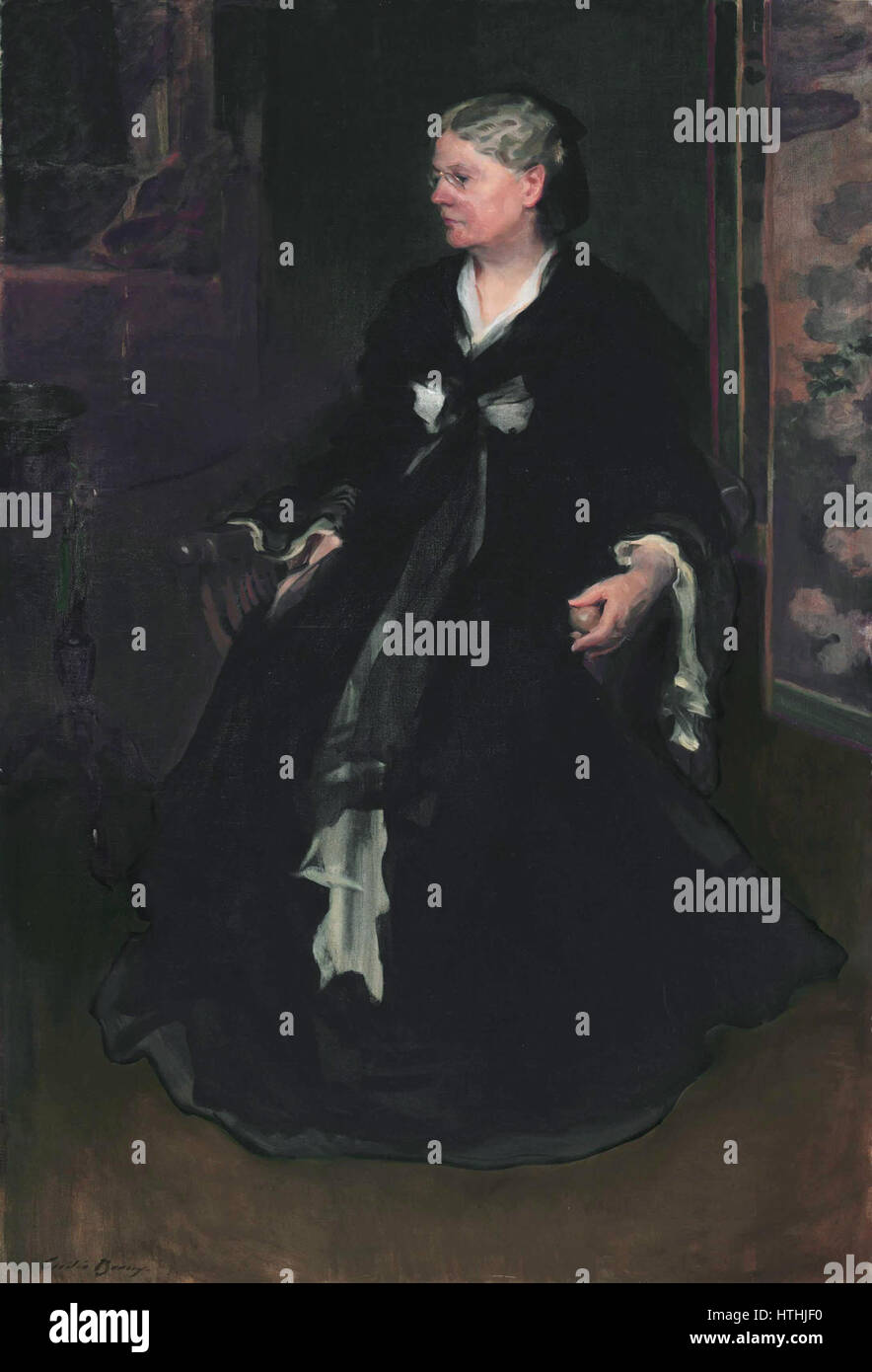 Mrs Elizabeth M Howe, by Cecilia Beaux Stock Photo - Alamy