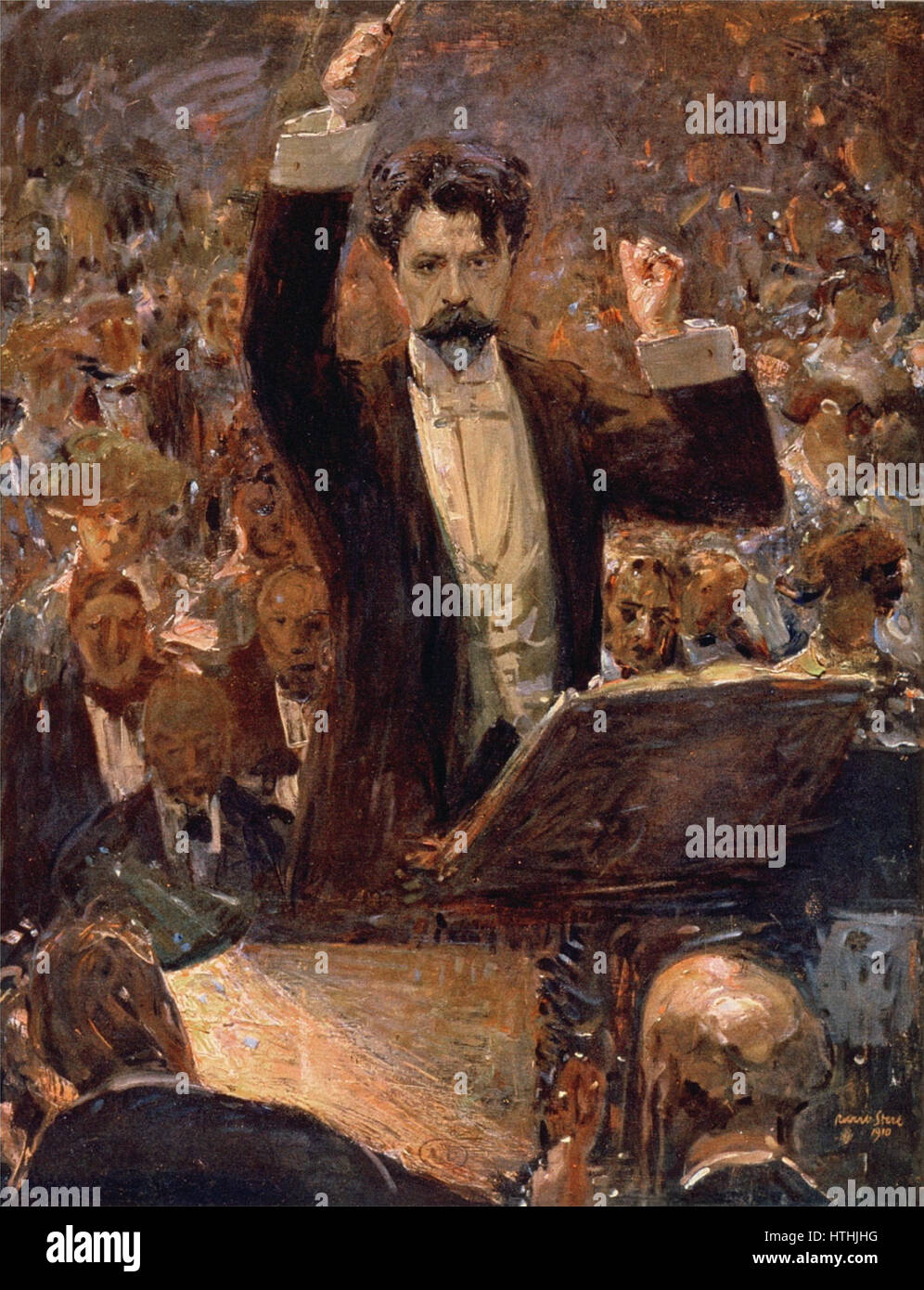 Robert Sterl’s 1910 portrait of Arthur Nikisch, the famous conductor ...