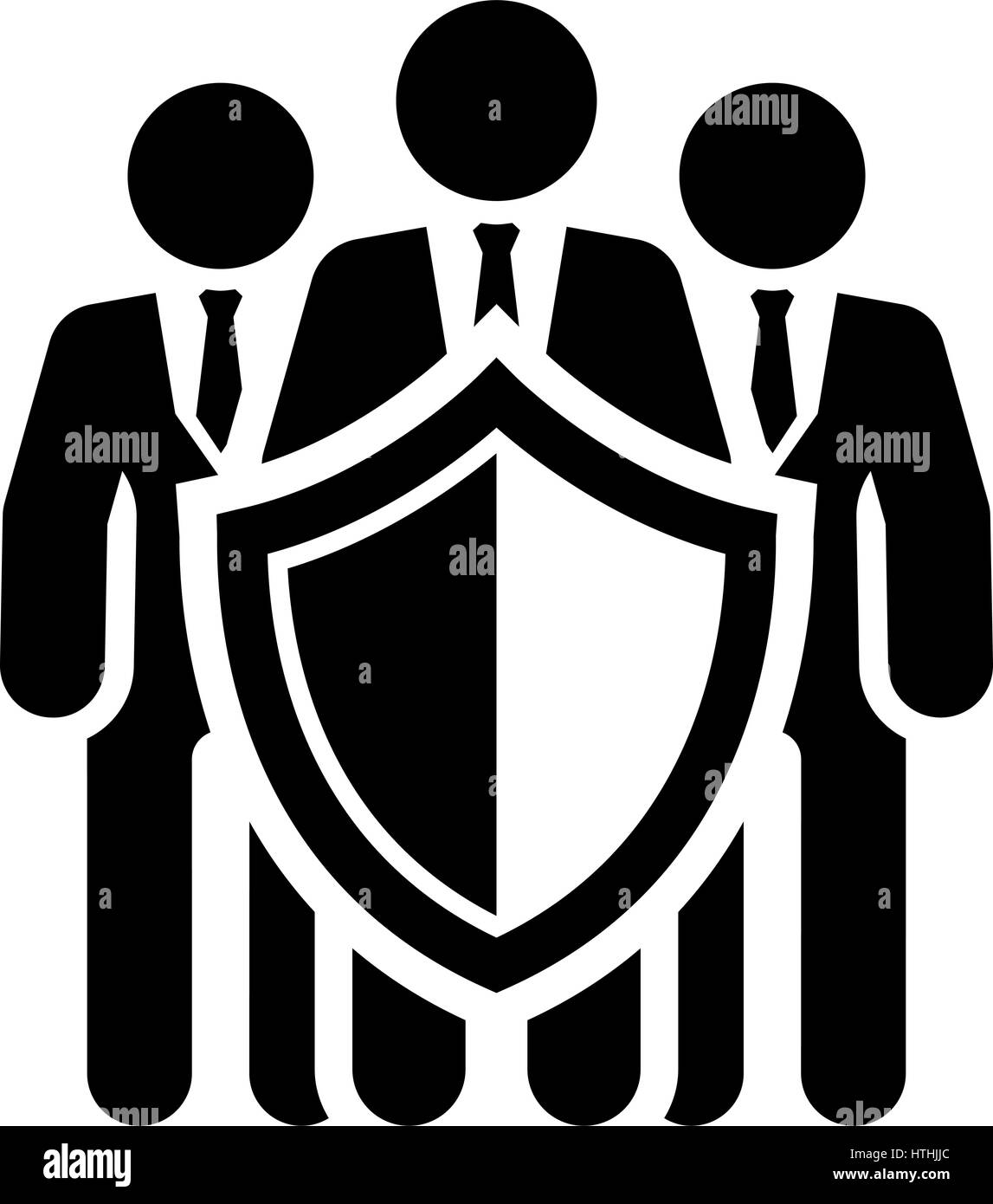 Business Security Icon. Flat Design. Business Concept. Isolated ...