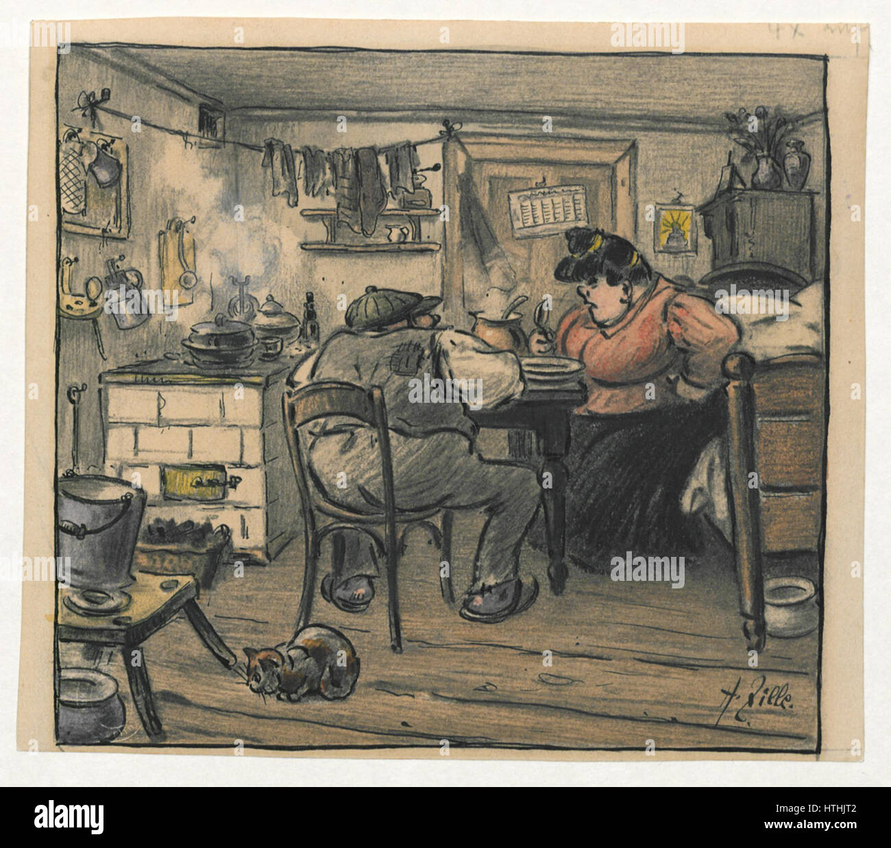 19th century kitchen hi-res stock photography and images - Alamy