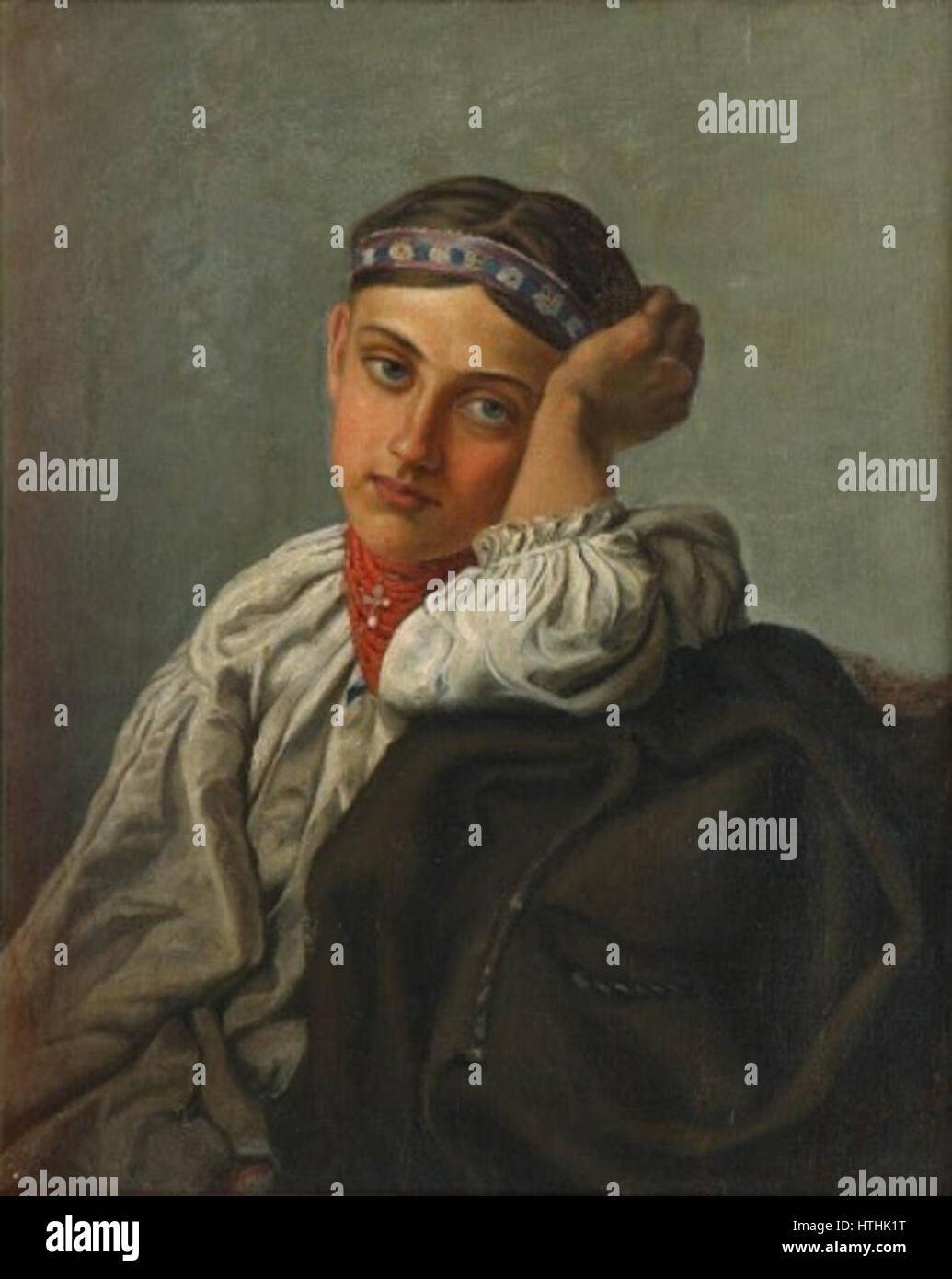 Peasant girl drawing hi-res stock photography and images - Alamy