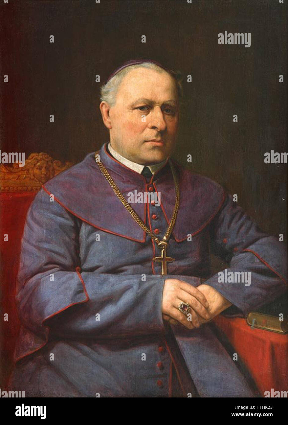 Zasiedatel - Portrait of Bishop Simon Marcin Kozlowski Stock Photo - Alamy