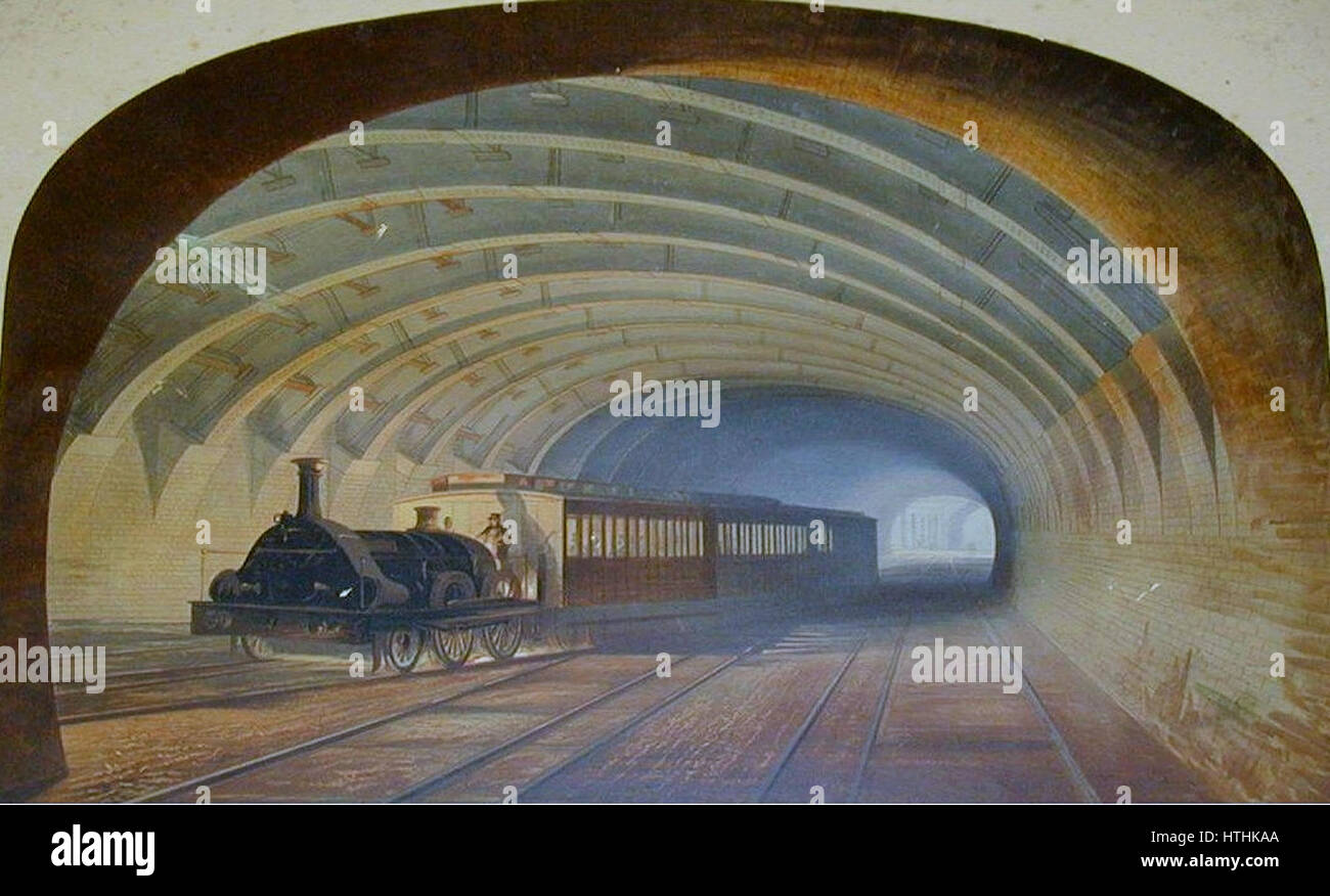 The Metropolitan Railway at Praed Street Junction was an important part ...