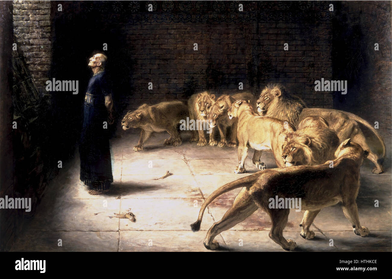 Briton Riviere’s 'Daniel's Answer to the King' depicts the biblical ...