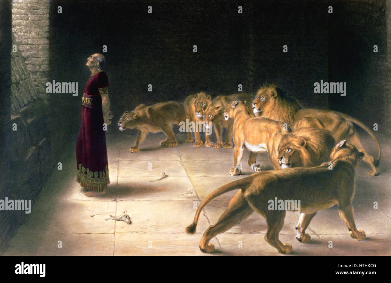 Daniel's Answer to the King Stock Photo - Alamy