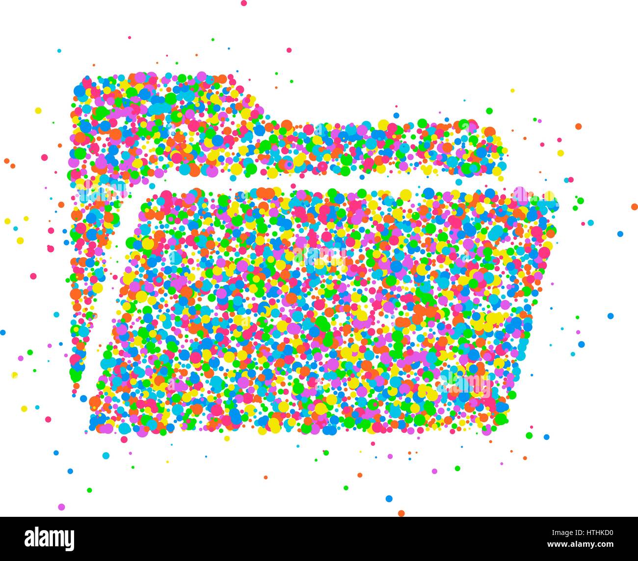 Folder icon vector Stock Vector Images - Alamy