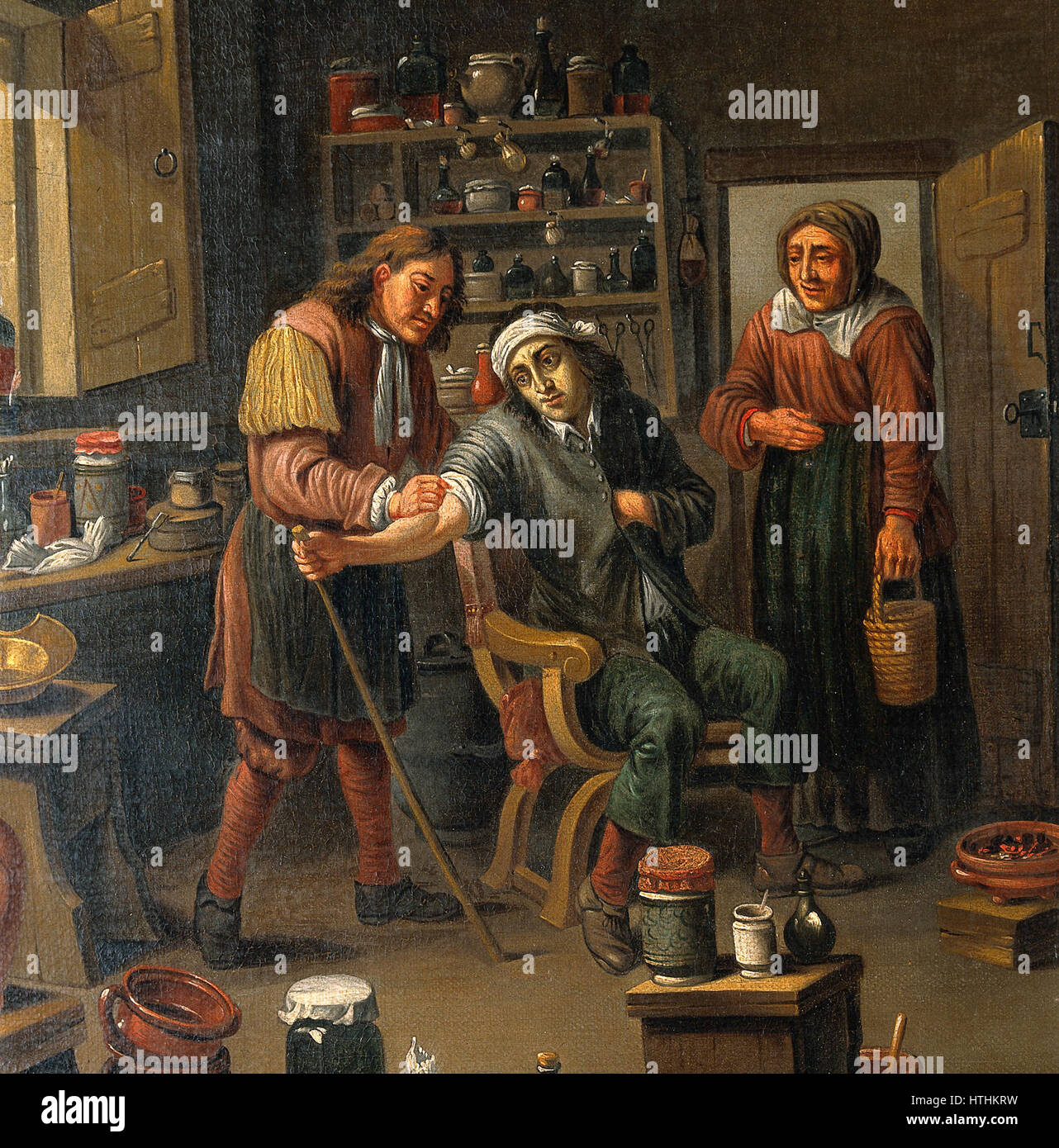 Blood letting historical hi-res stock photography and images - Alamy