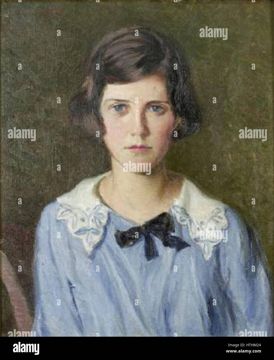 Lilla Cabot Perry - Portrait of Edith Grew Stock Photo - Alamy