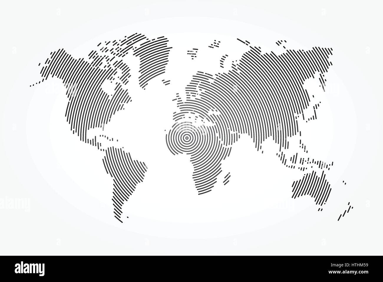 World map and whorl line Stock Vector Image & Art - Alamy