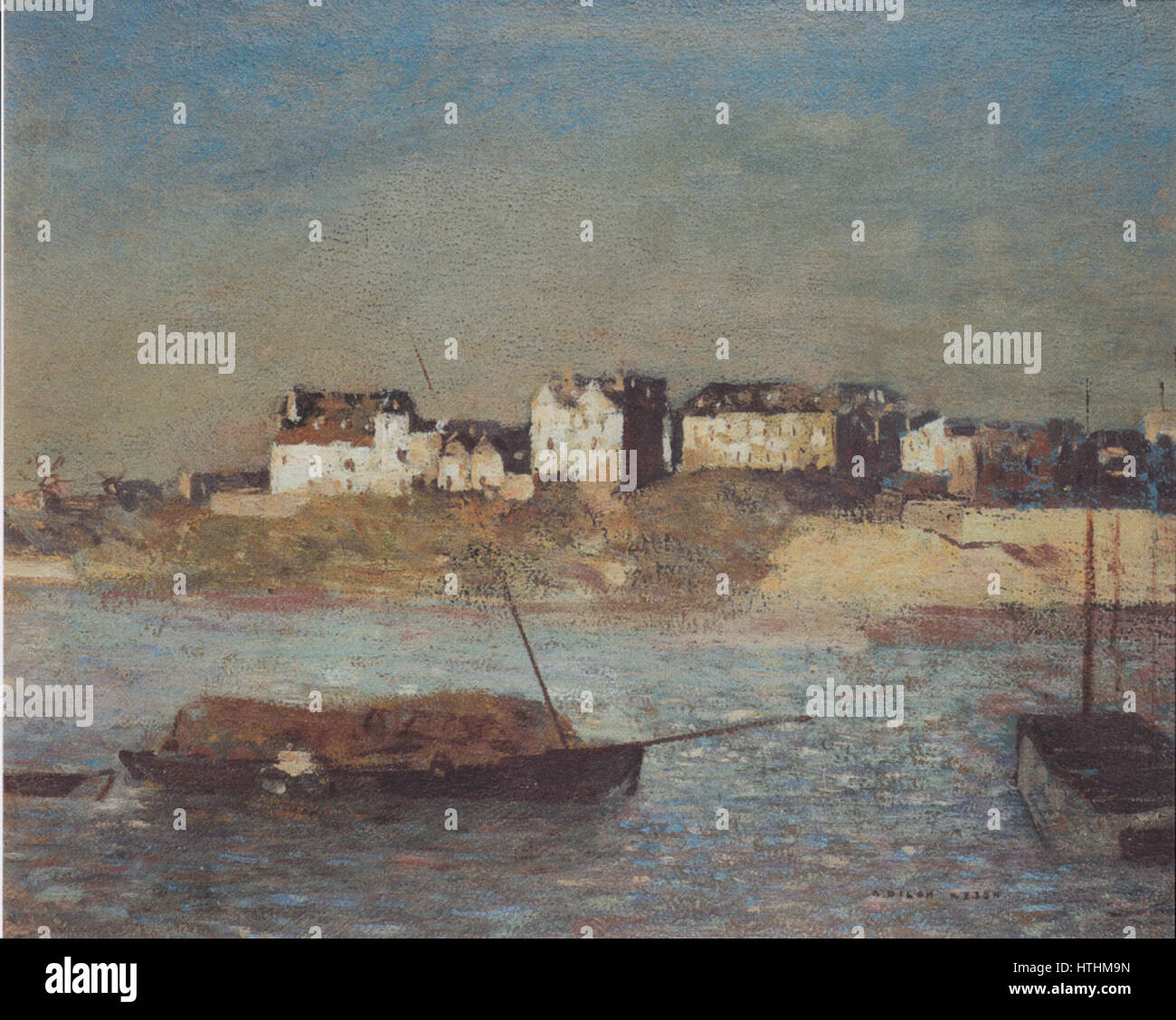 Odilon Redon - Port en Bretagne Stock Photo - Alamy