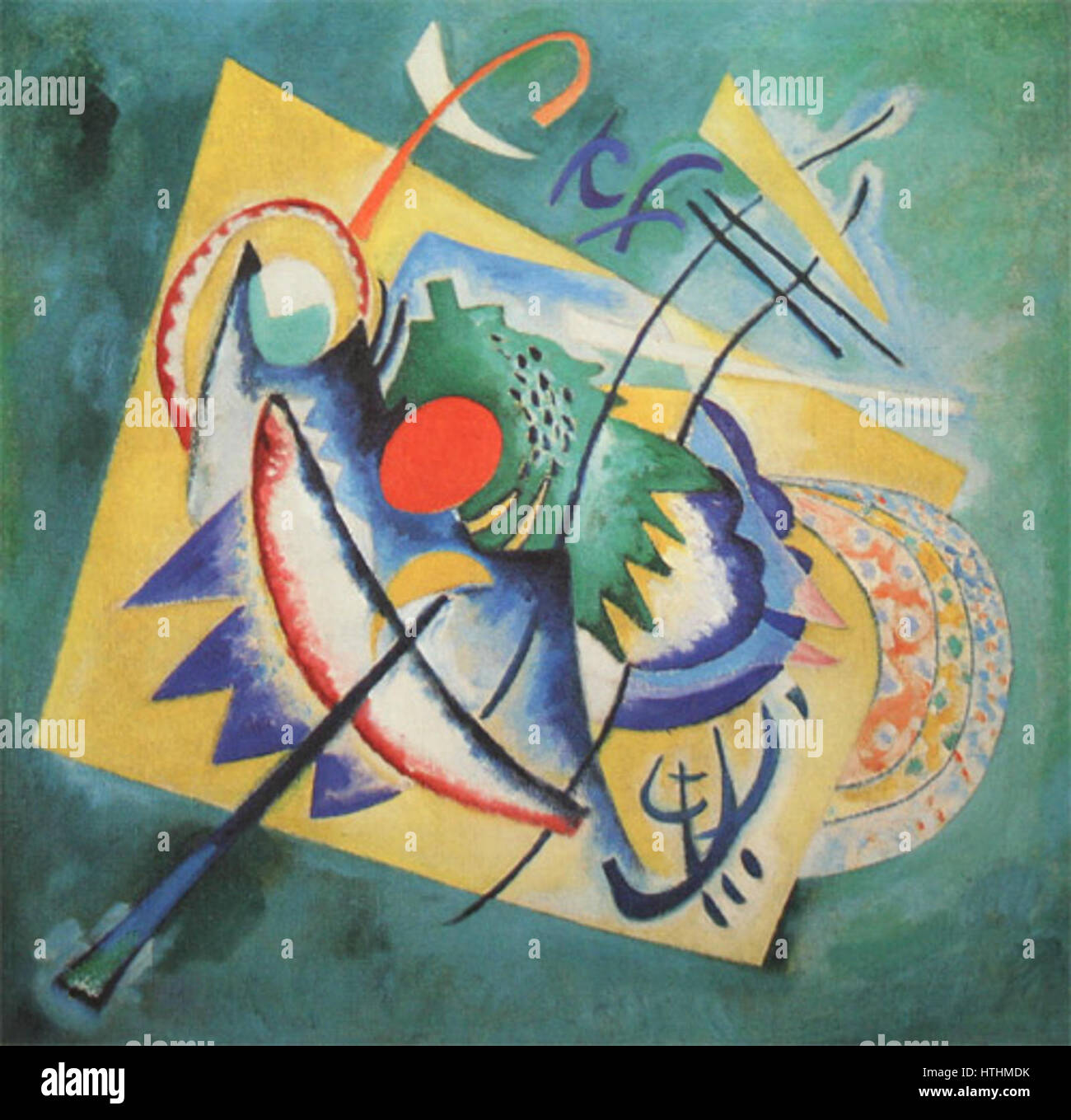 Vassily Kandinsky, 1920 - Red Oval Stock Photo - Alamy
