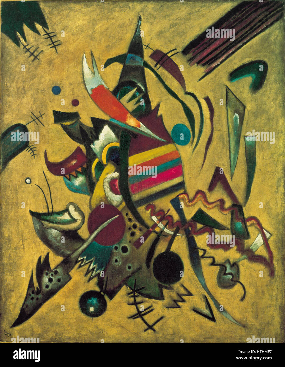 Wassily Kandinsky, 1920 - Points Stock Photo - Alamy