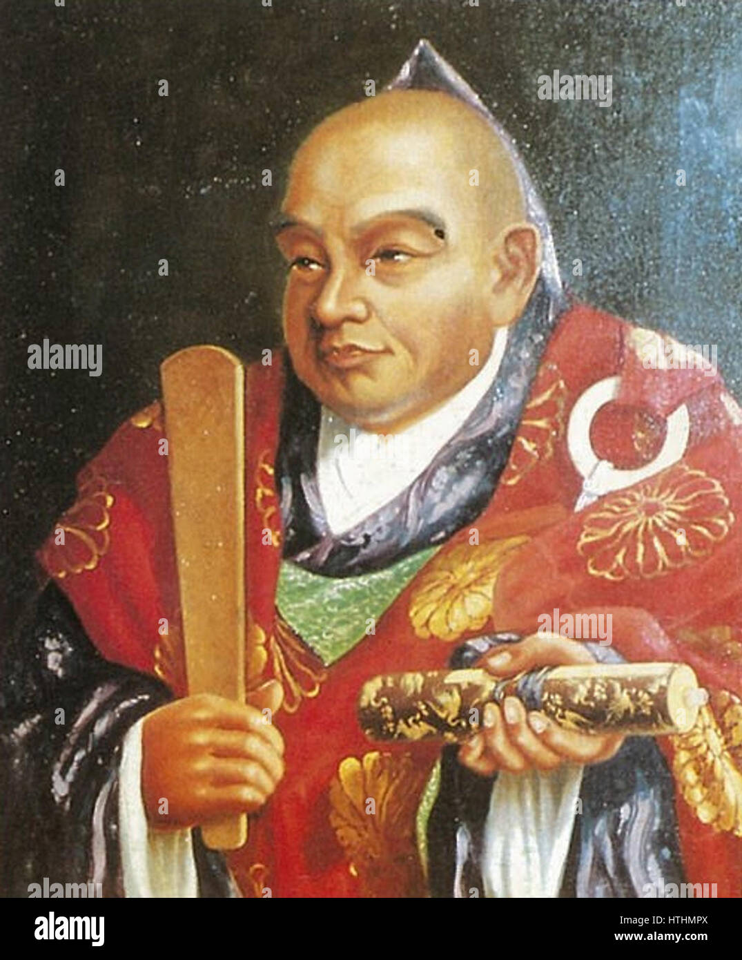 Nichiren Shonin by Takahashi Yuichi (Myohoji Suginami Stock Photo - Alamy