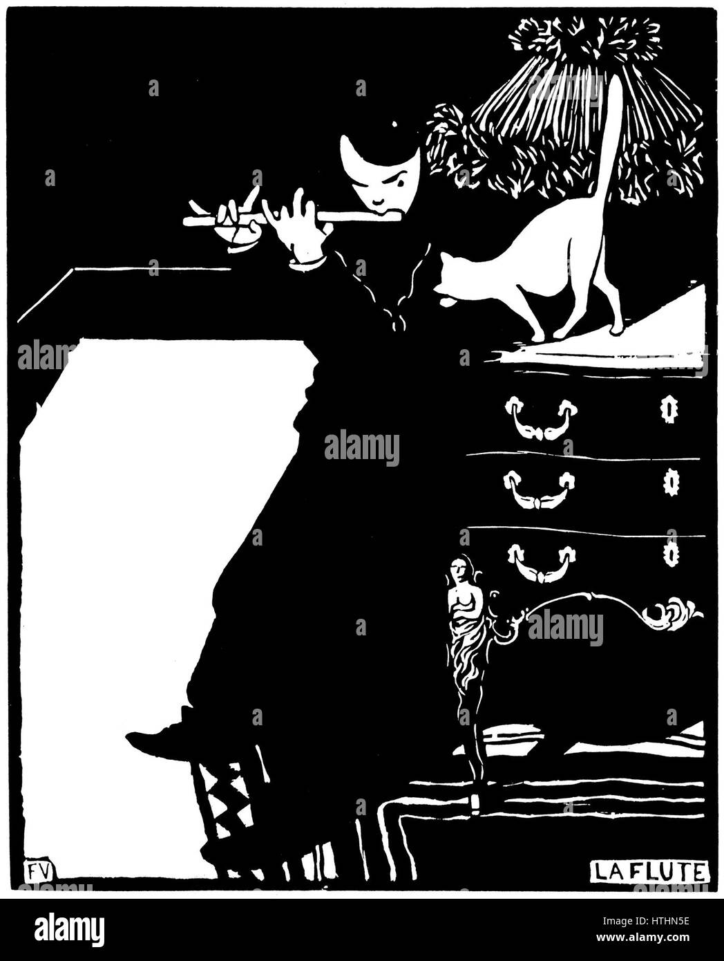 Flute technique Black and White Stock Photos & Images - Alamy