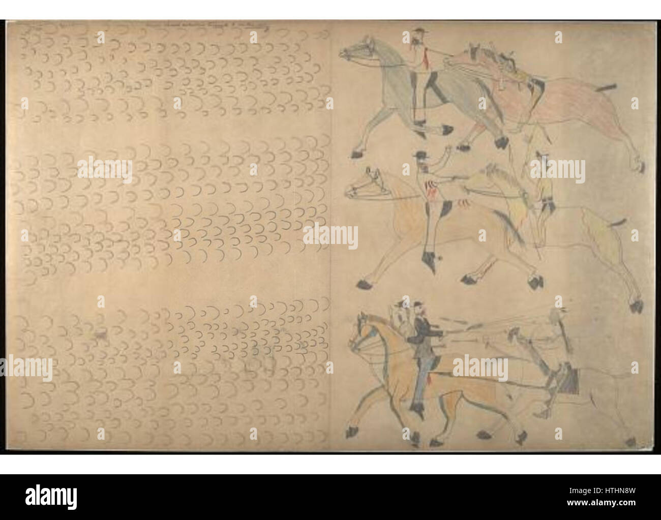 Battle of little bighorn red horse hi-res stock photography and images ...