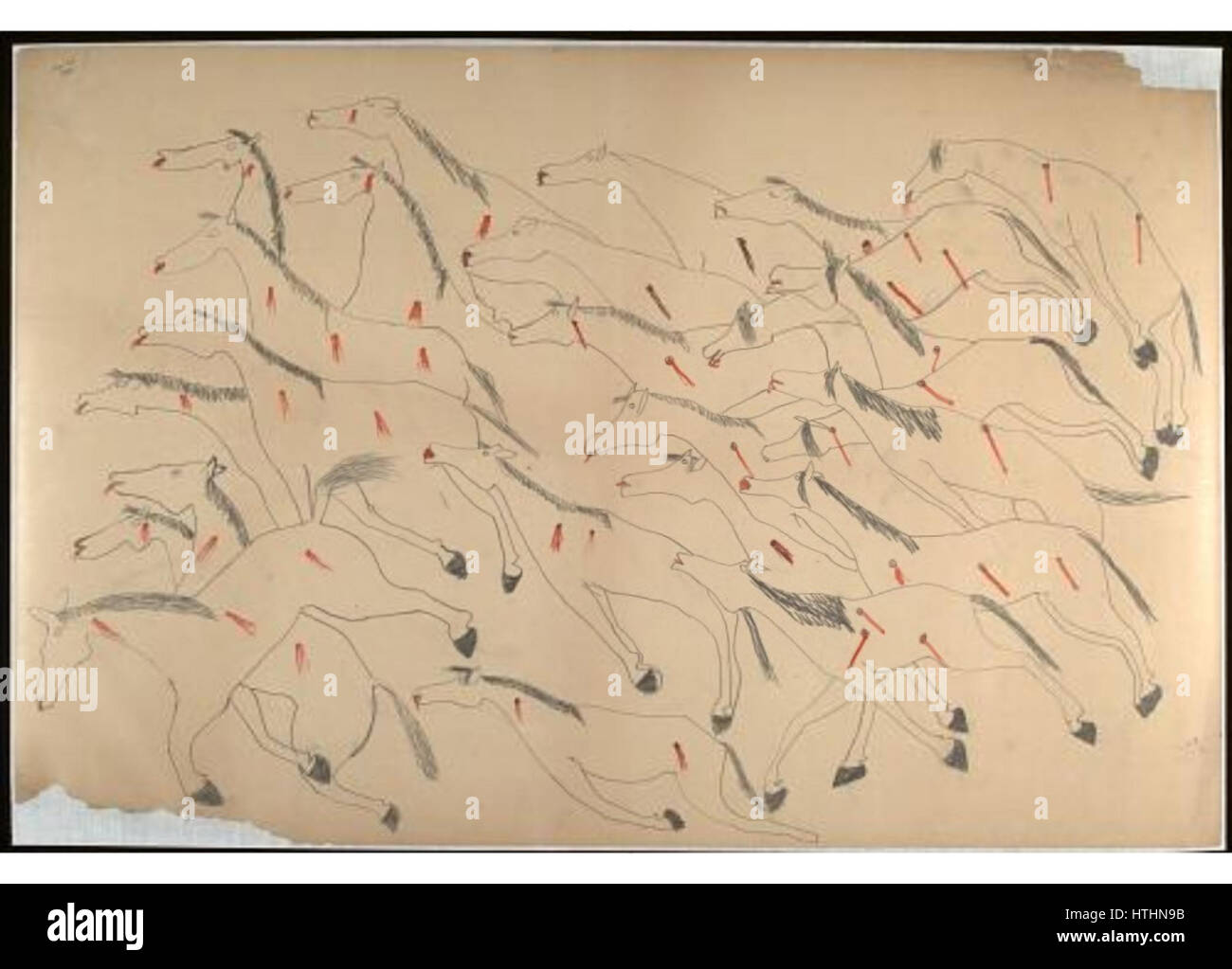 Battle of little bighorn red horse hi-res stock photography and images ...